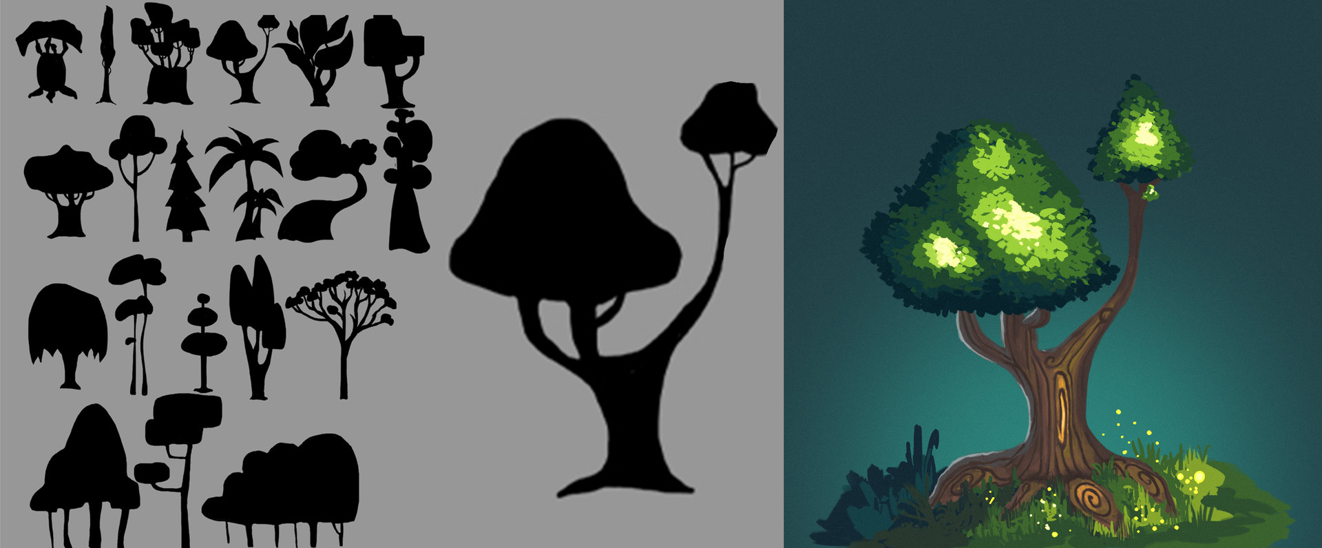 ArtStation - Night tree