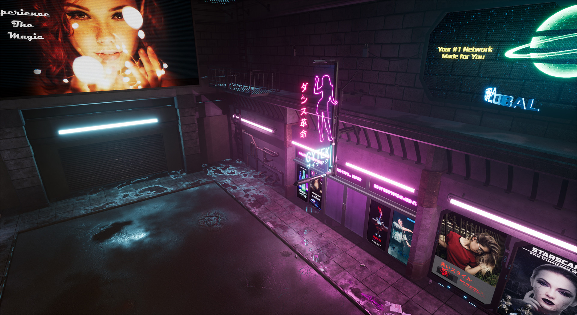 John Waynick: Environment Artist - Cyberpunk Alley