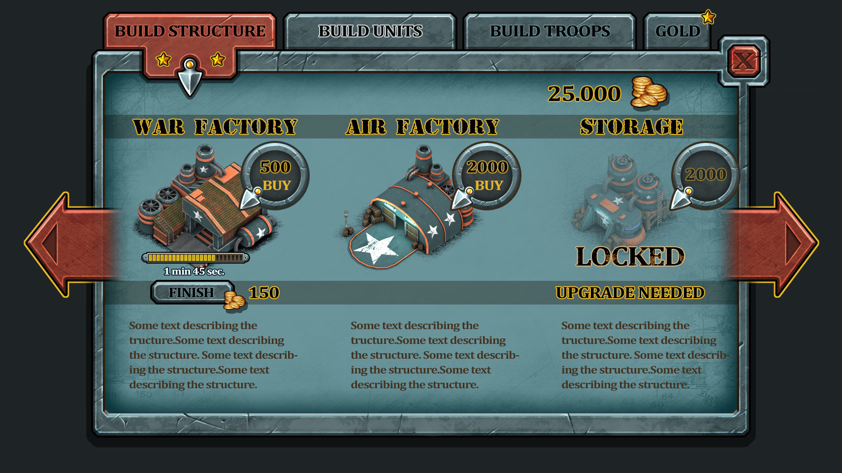 ArtStation - War Game UI