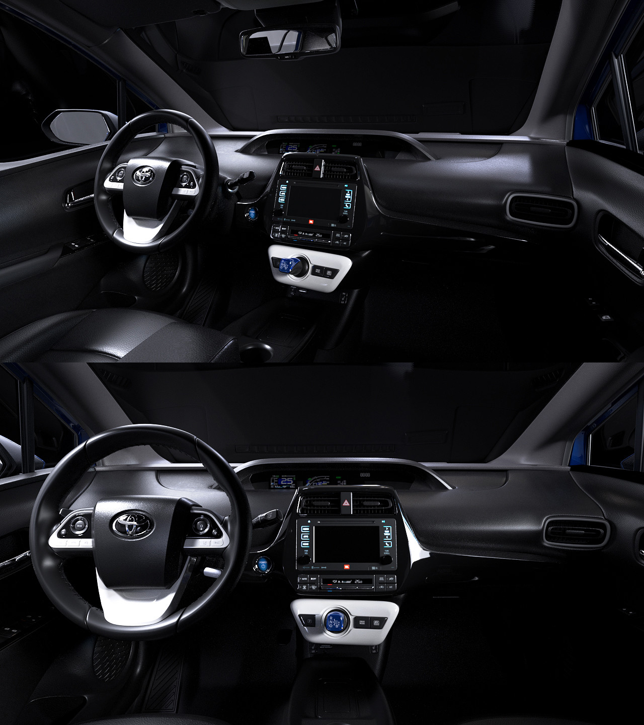 ArtStation - Prius Interior Lighting Study