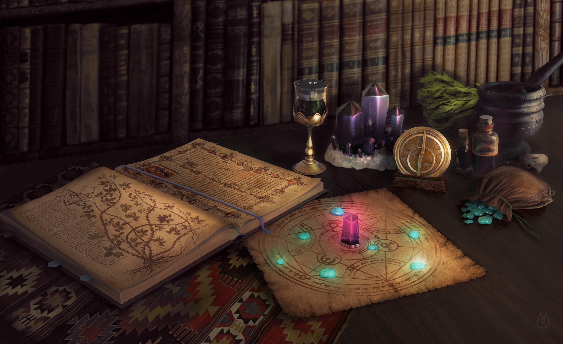 ArtStation - Witchcraft props