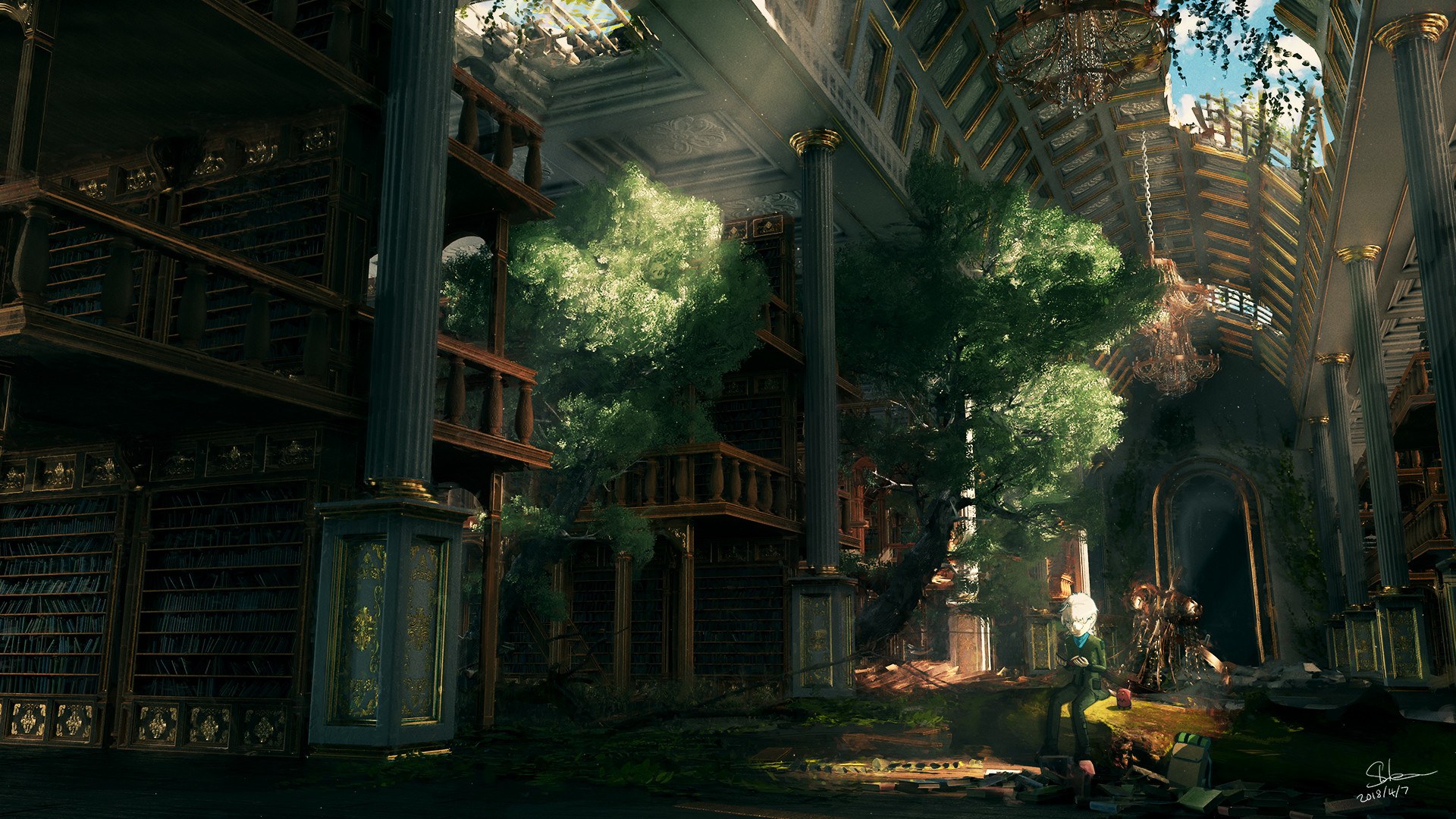 ArtStation - SideTrip : The Archive of Everything part 2