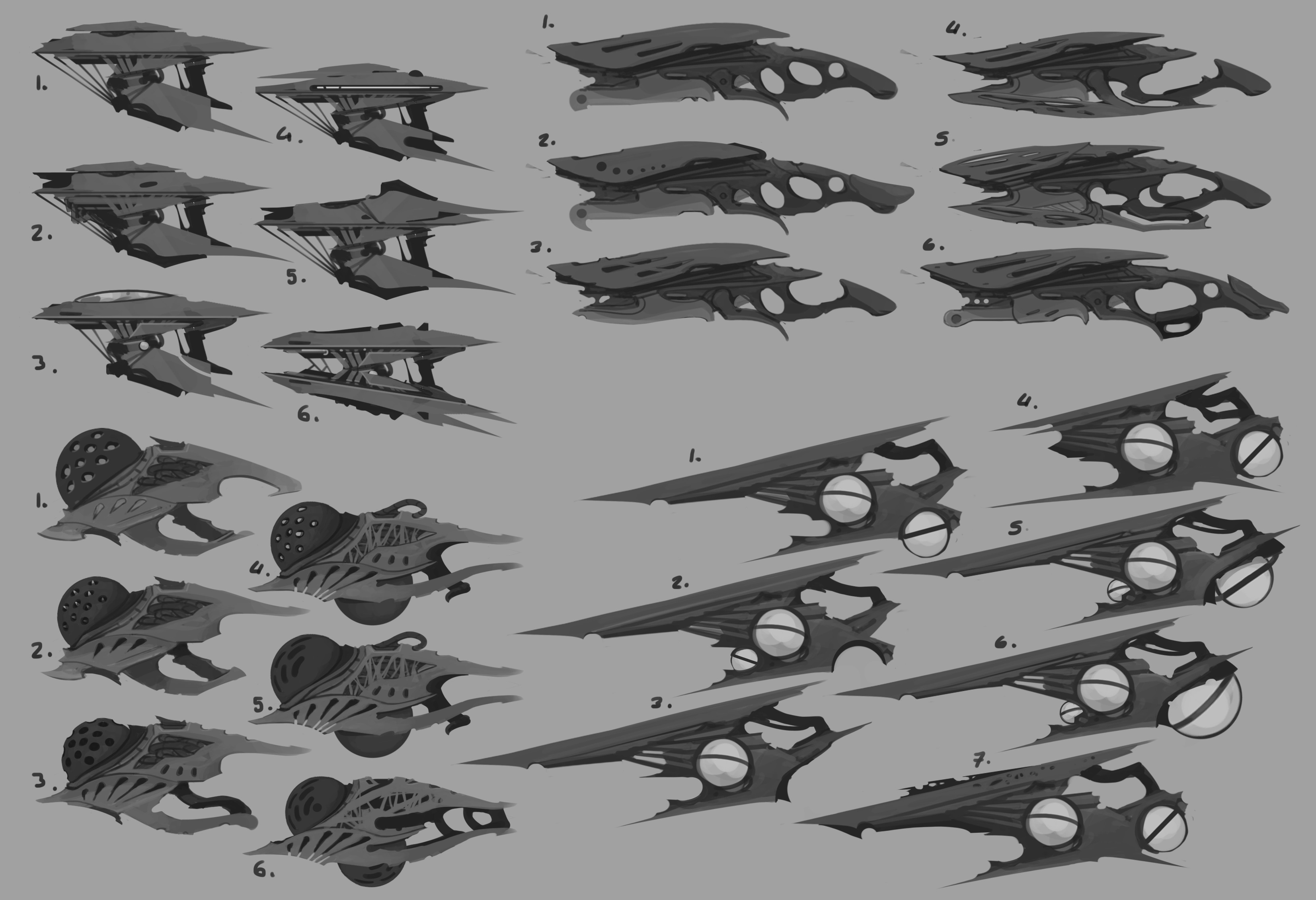 Gregory Chryssaphes | Concept Designer - Assortment of Thumbnails ...