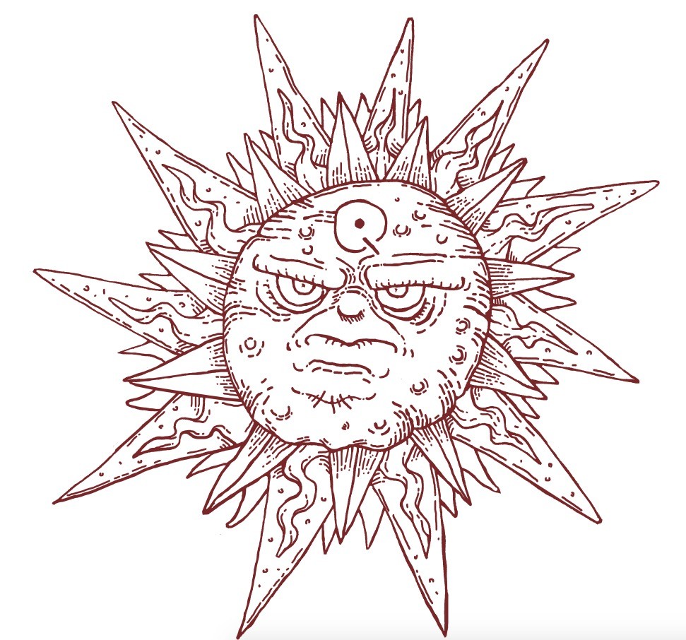 sublime sun stencil
