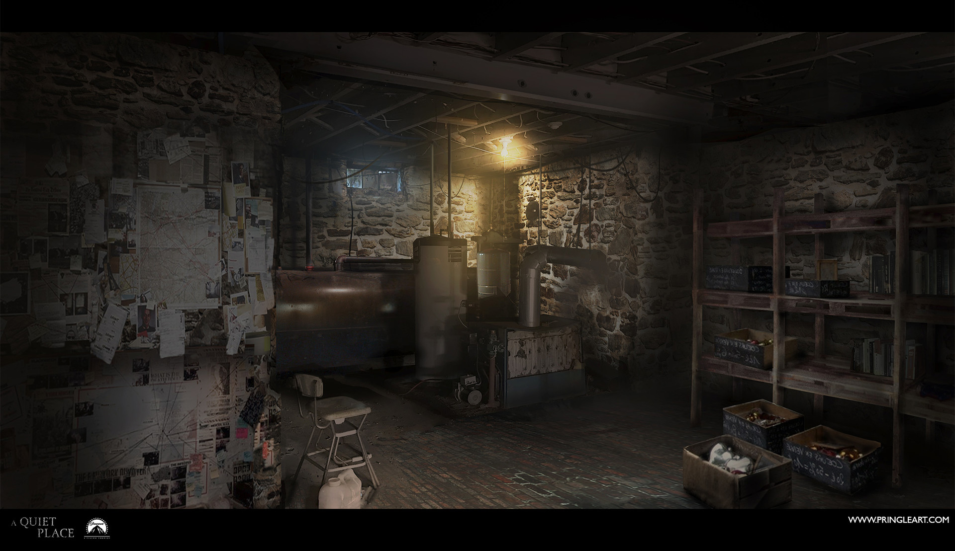 Thomas Pringle - A Quiet Place Concept art