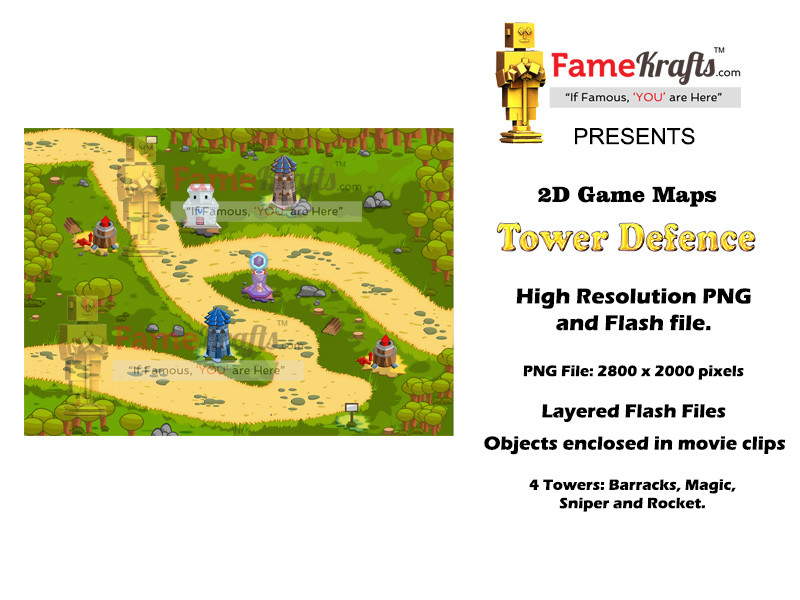 sunny kapoor - 2D Game Map Pack: Tower Defense