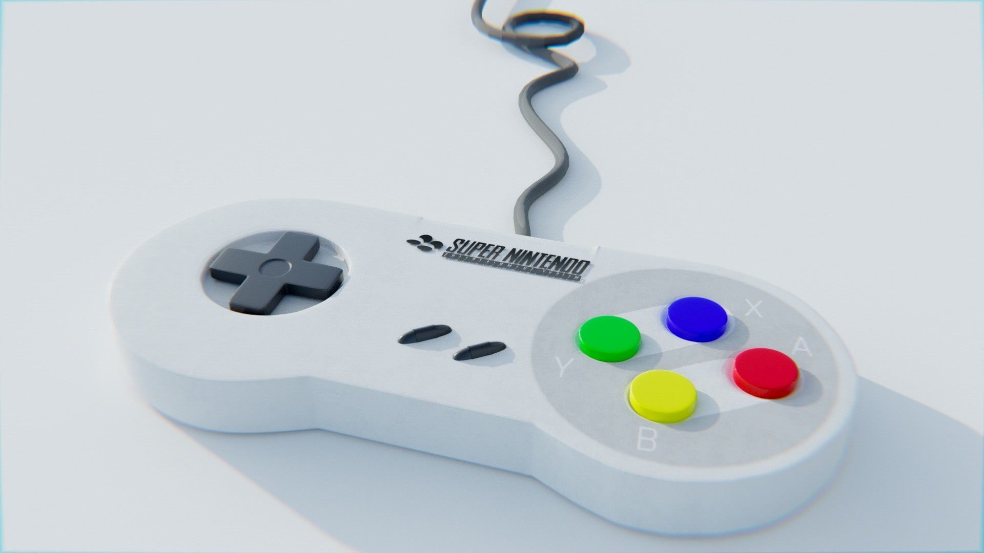 ArtStation - SNES Controller