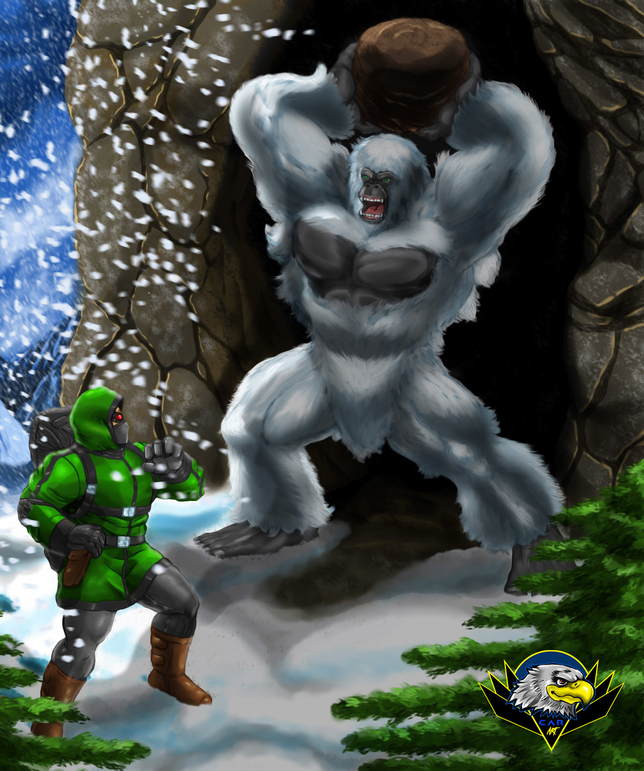 Yeti Vs Hulk