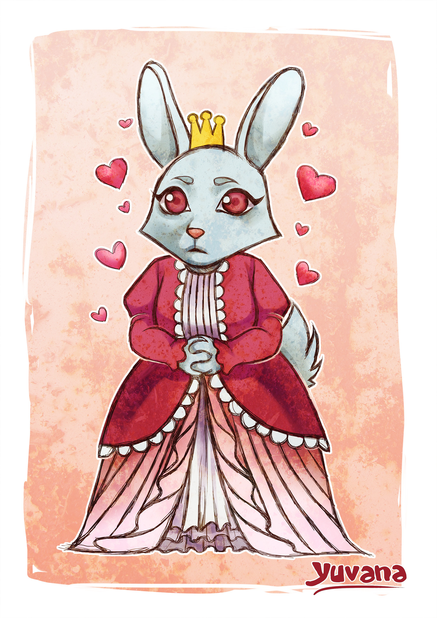 ArtStation - Princess Bunny and Wizard Cat