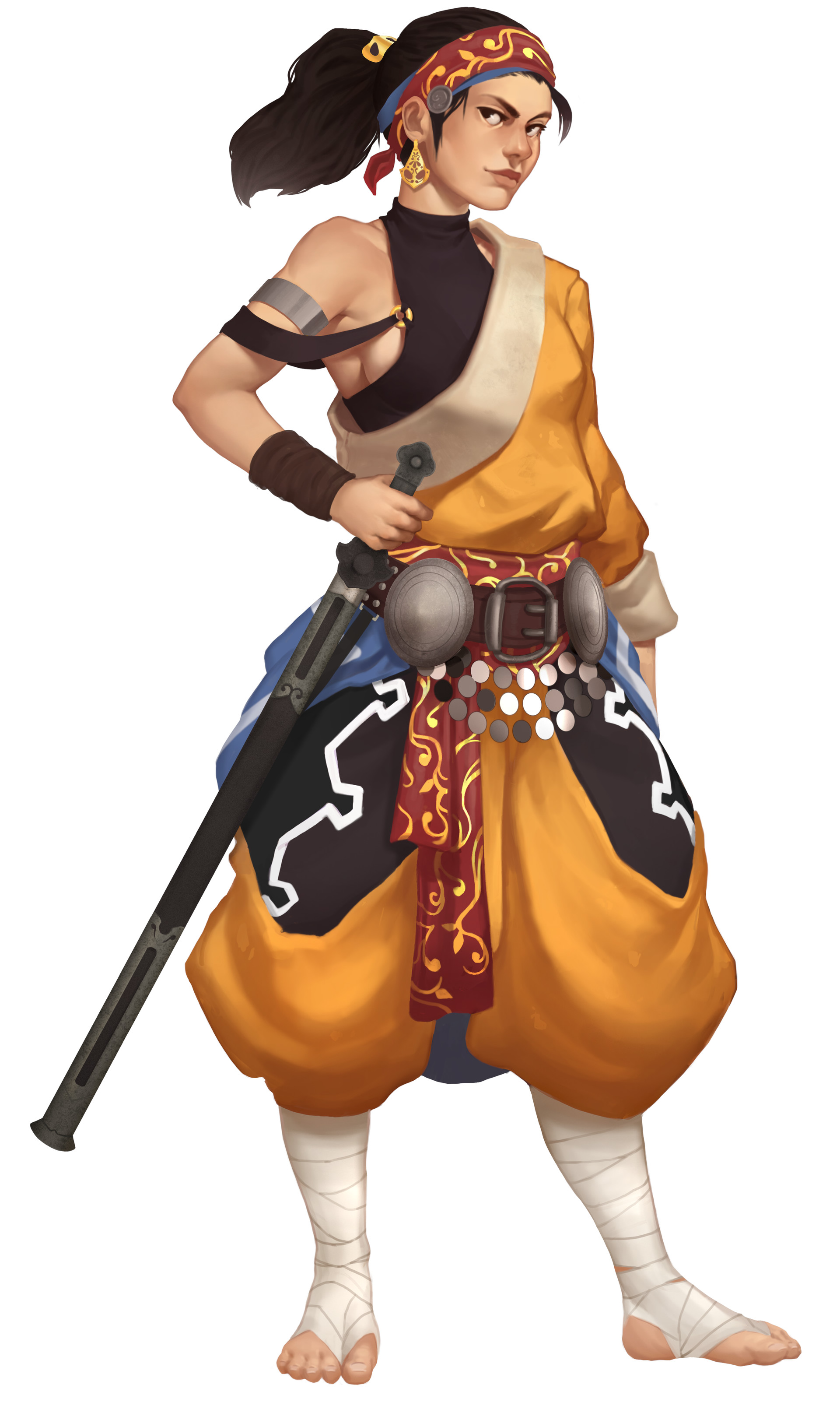 ArtStation - Yellow Warrior