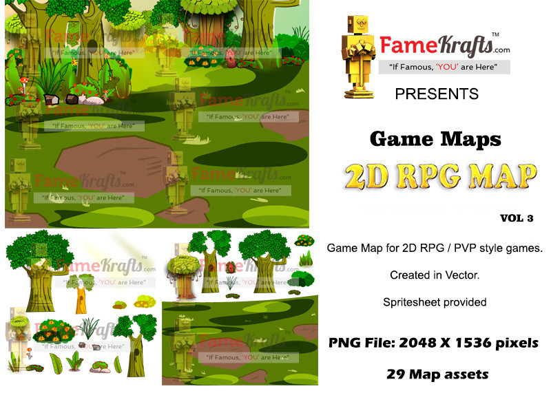 sunny kapoor - 2D RPG Map 3 : Forest