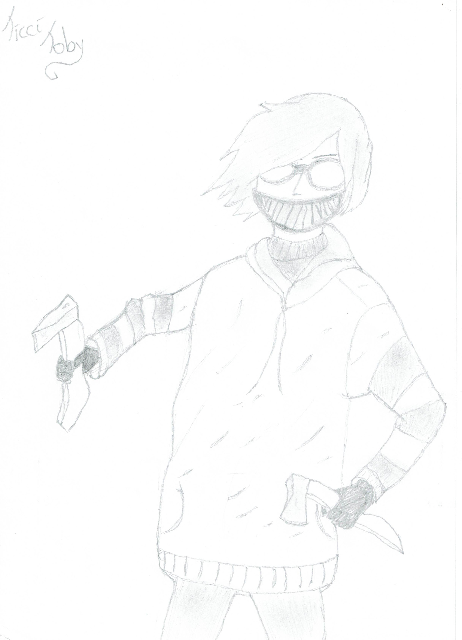 Ticci Toby Coloring Pages