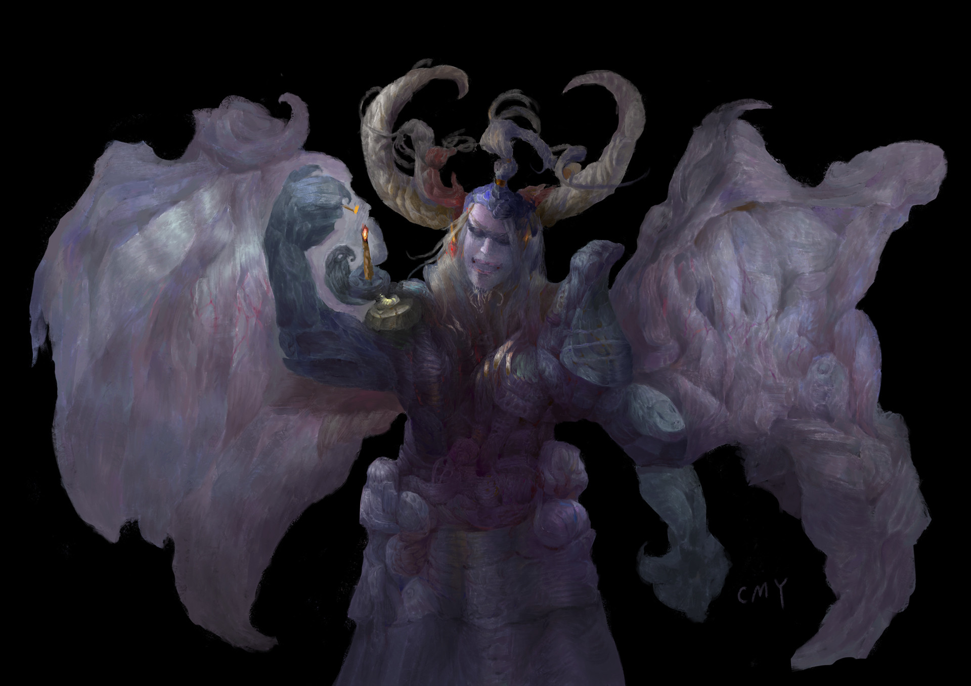 ArtStation - Illidan Stormrage伊利丹·怒风----Memorial