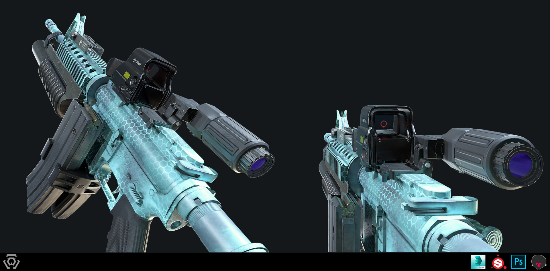 Duncan Reed - M4 Carbine with Attachments and Weapon Skins