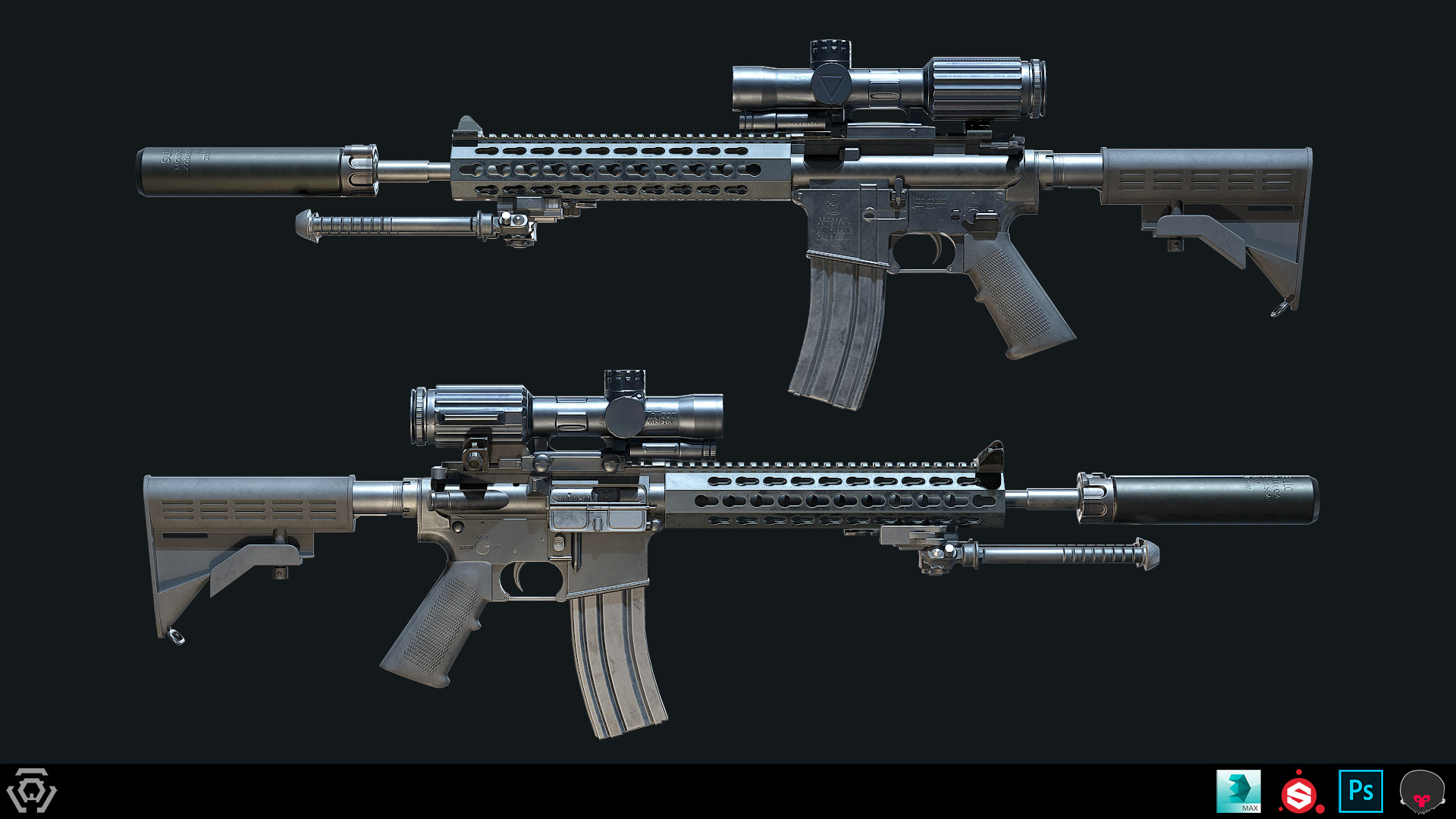 Duncan Reed - M4 Carbine with Attachments and Weapon Skins