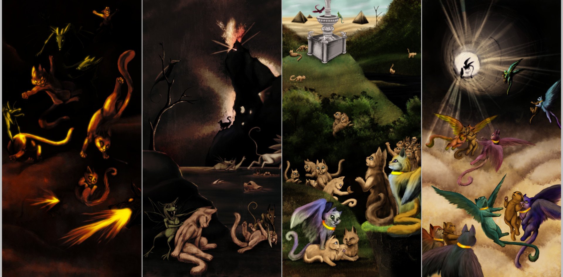 ArtStation - Kittens of the Hereafter