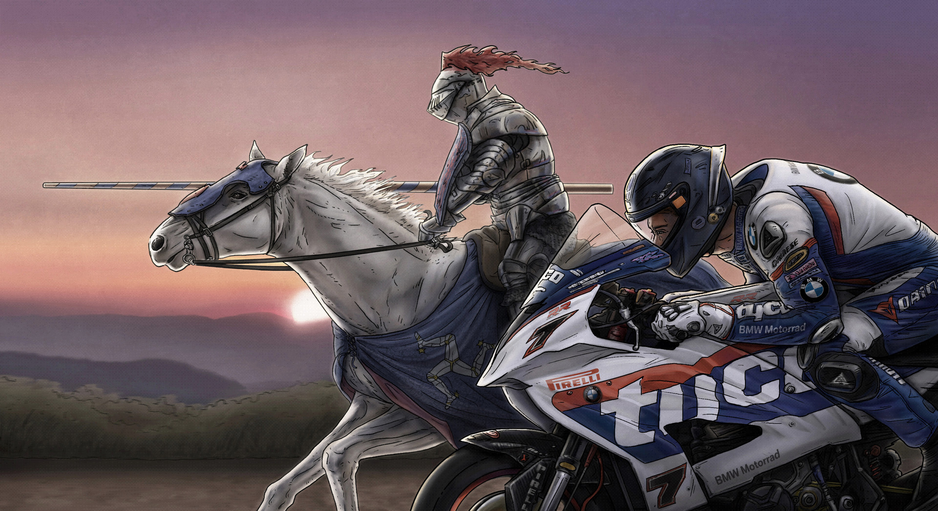 ArtStation - Isle of Man TT race