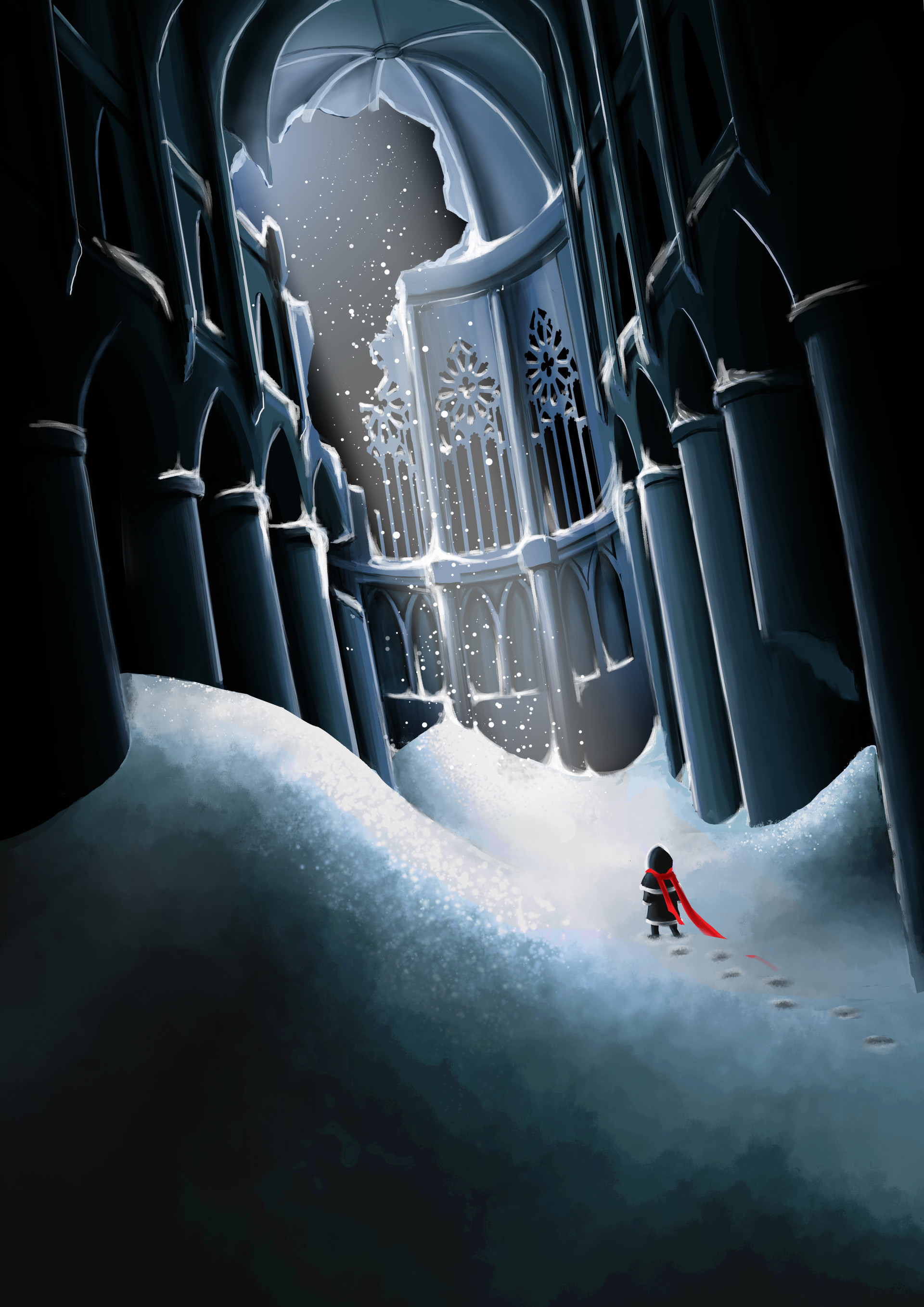 ArtStation - Snow Ruins