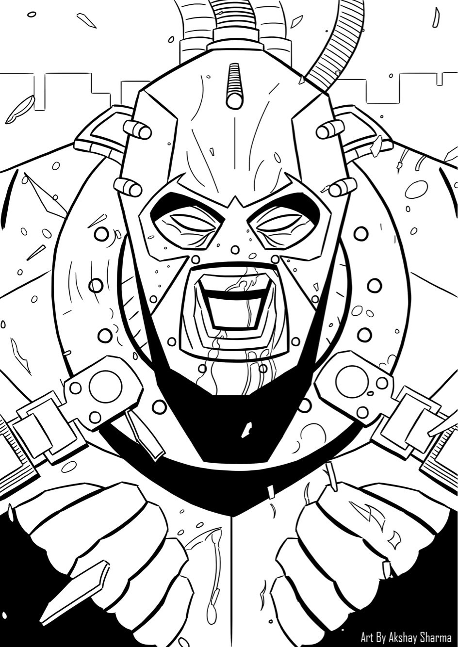 Batman Arkham Asylum Coloring Pages