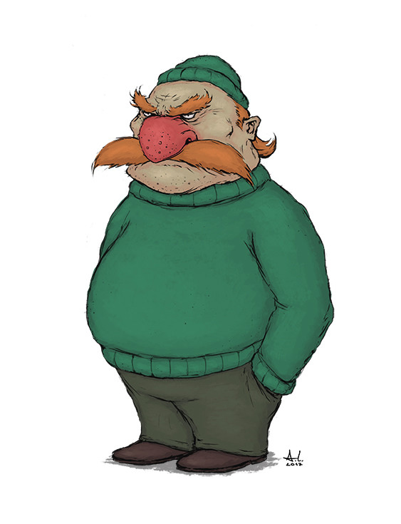 ArtStation - Grumpy Man
