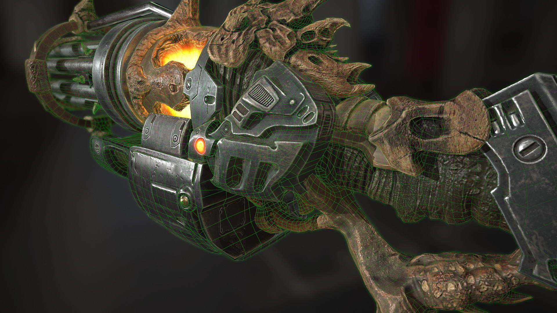 Juan Caratino - Organic Weapon SCi FI game hellbound