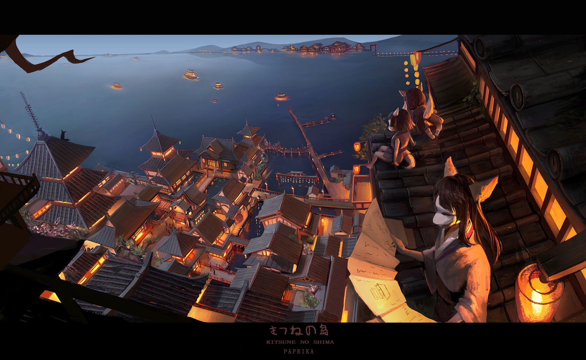 ArtStation - fox island改