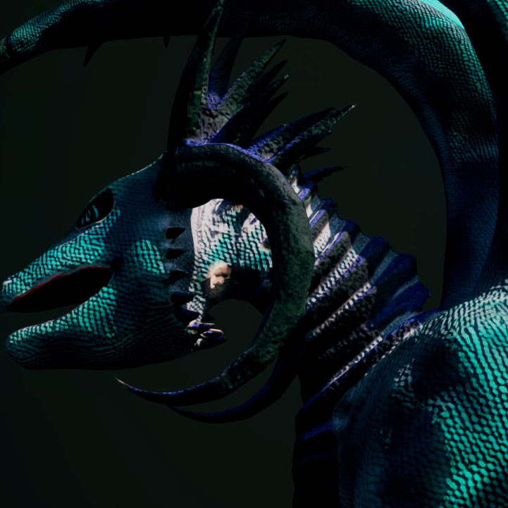 ArtStation - Blue Dragon