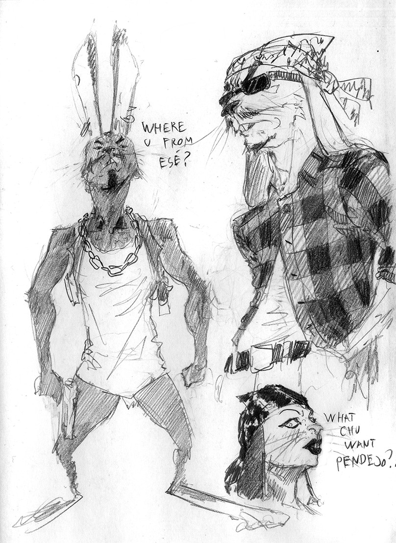 Danilo Andrić - (ra)Coon Cop/Routine/Zootroit - Character designs.