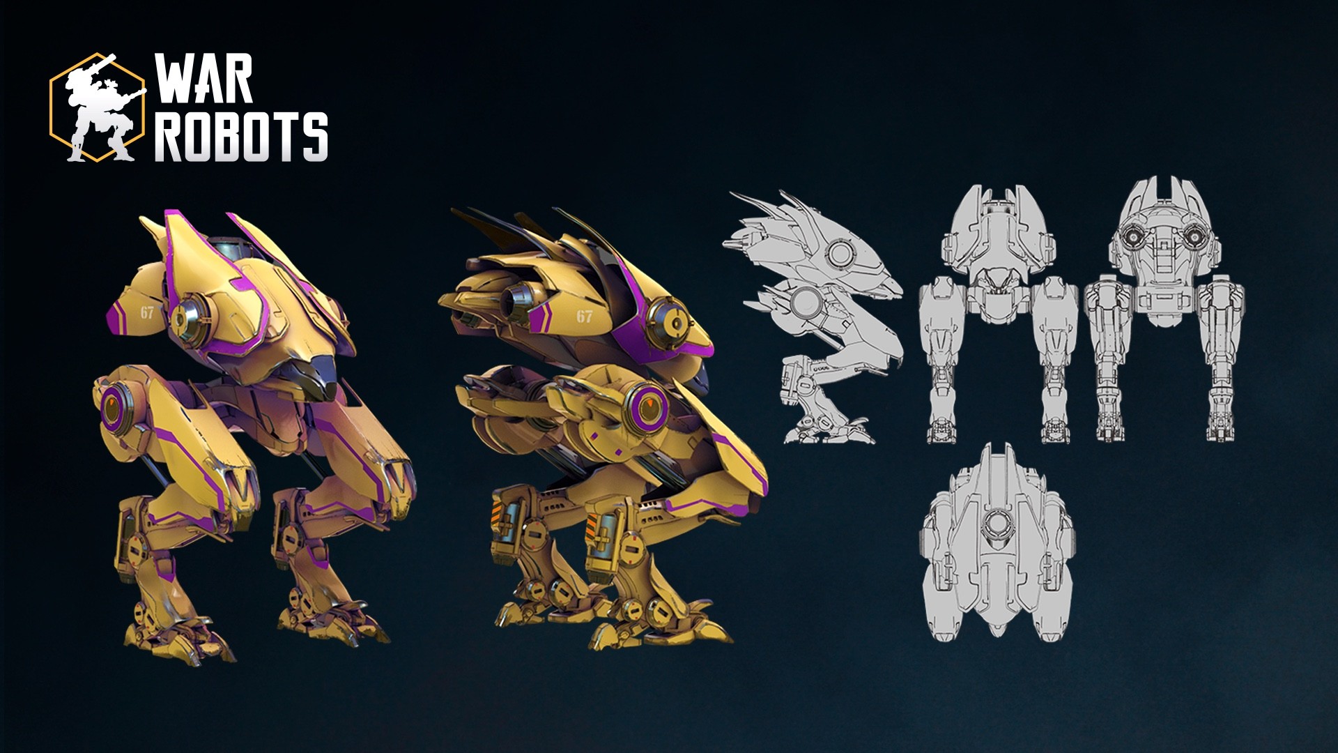 Pixonic Art - War Robots Sketches