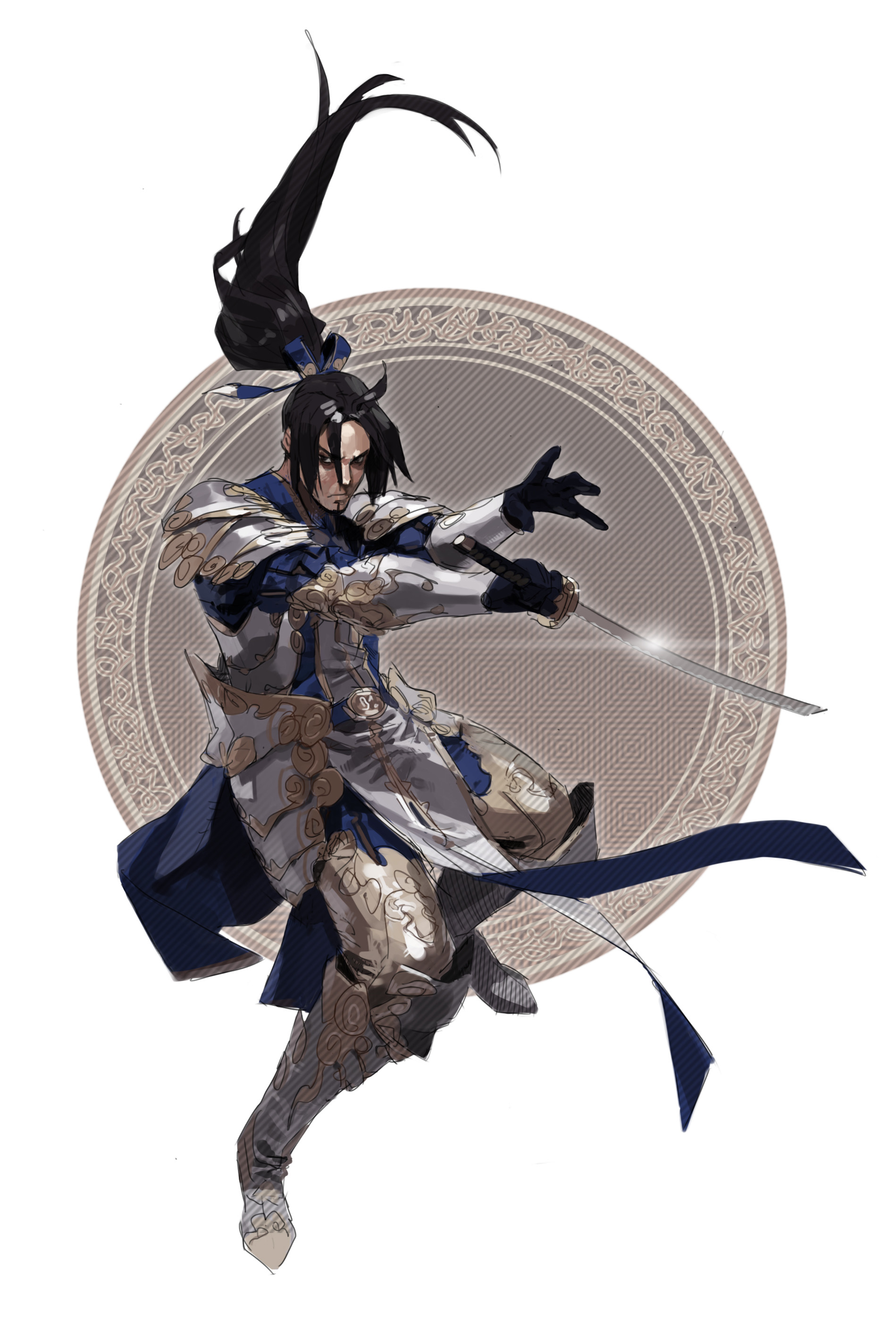 ArtStation - Japanese Sword Person