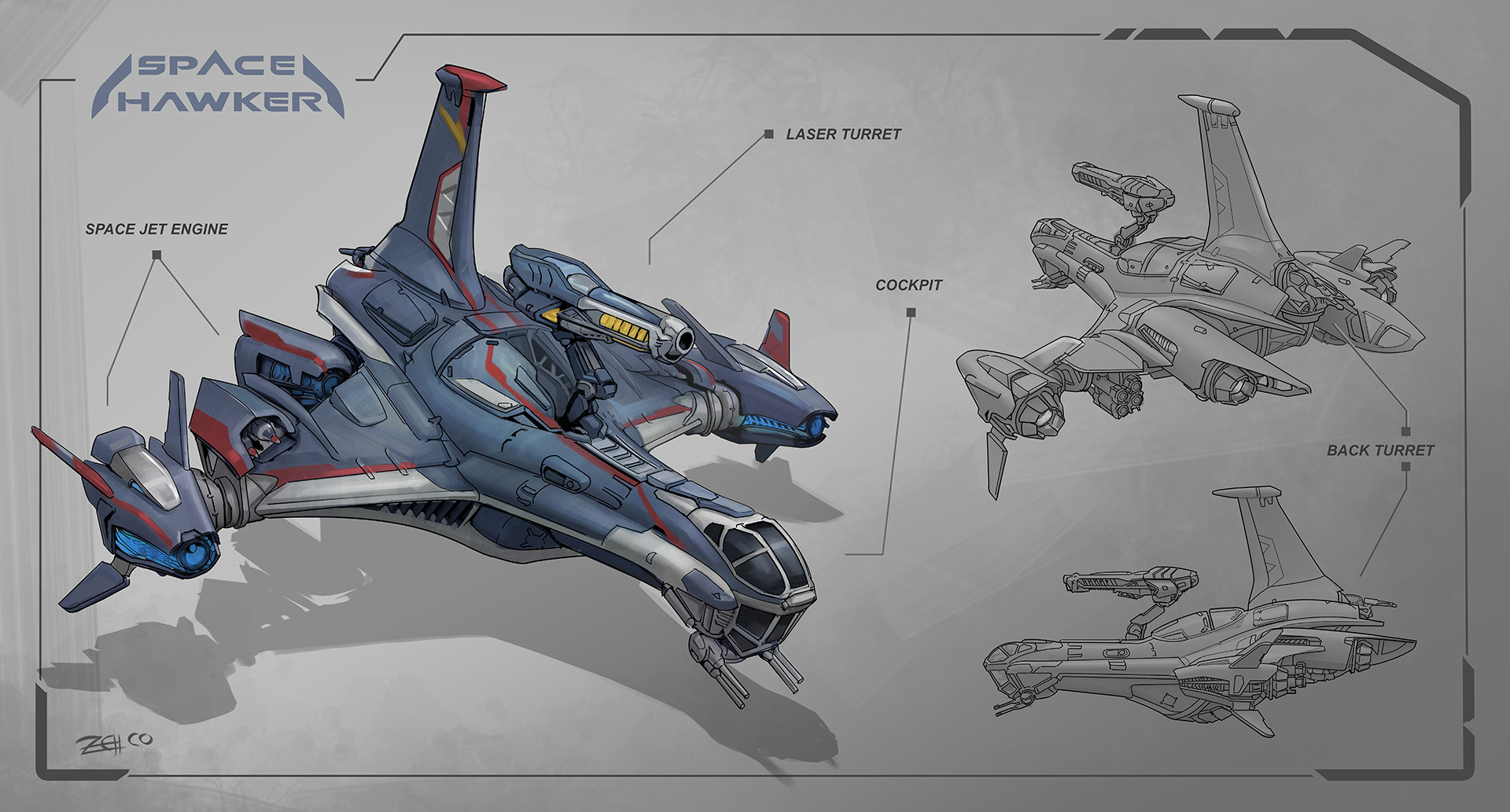 ArtStation - Space Hawker