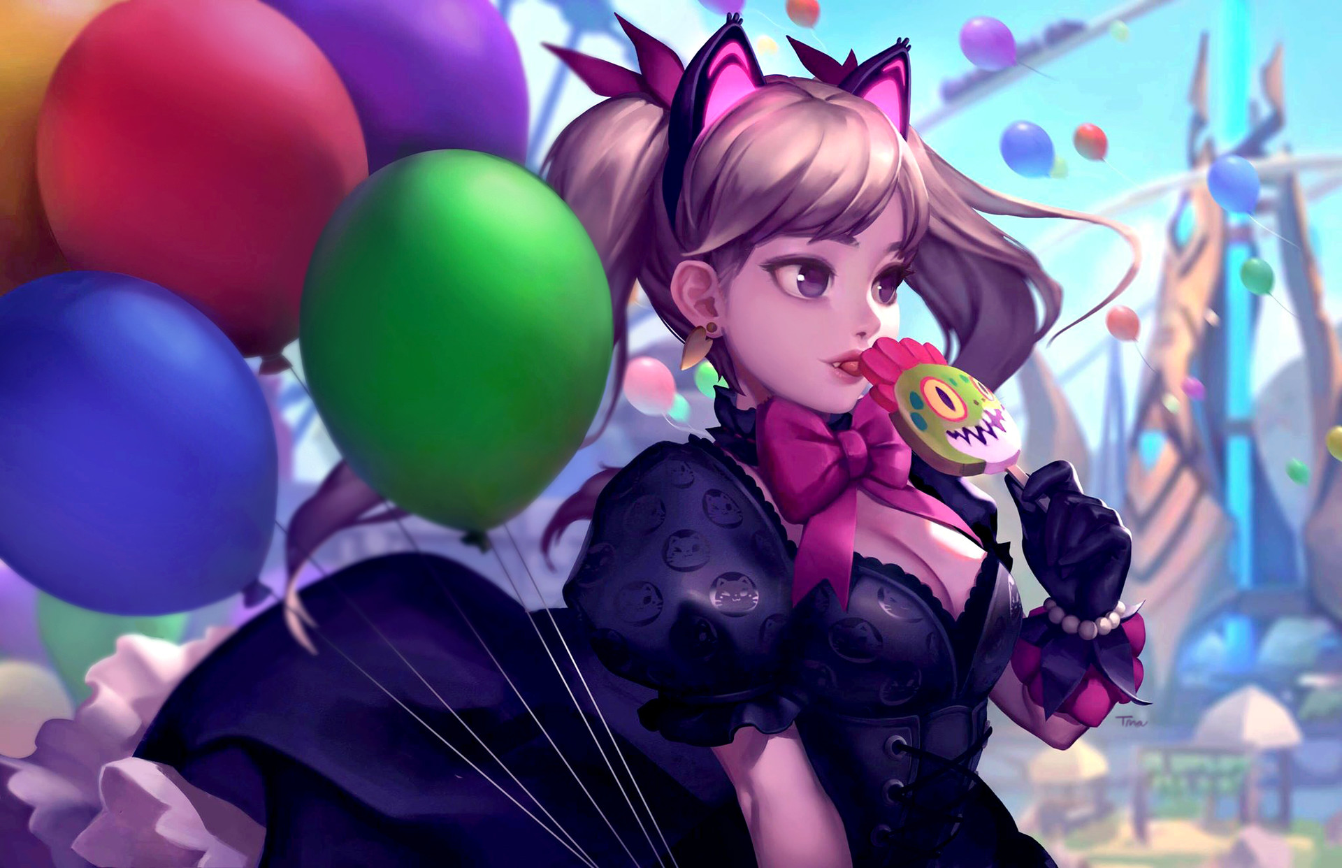ArtStation - Black Cat D.VA FanArt