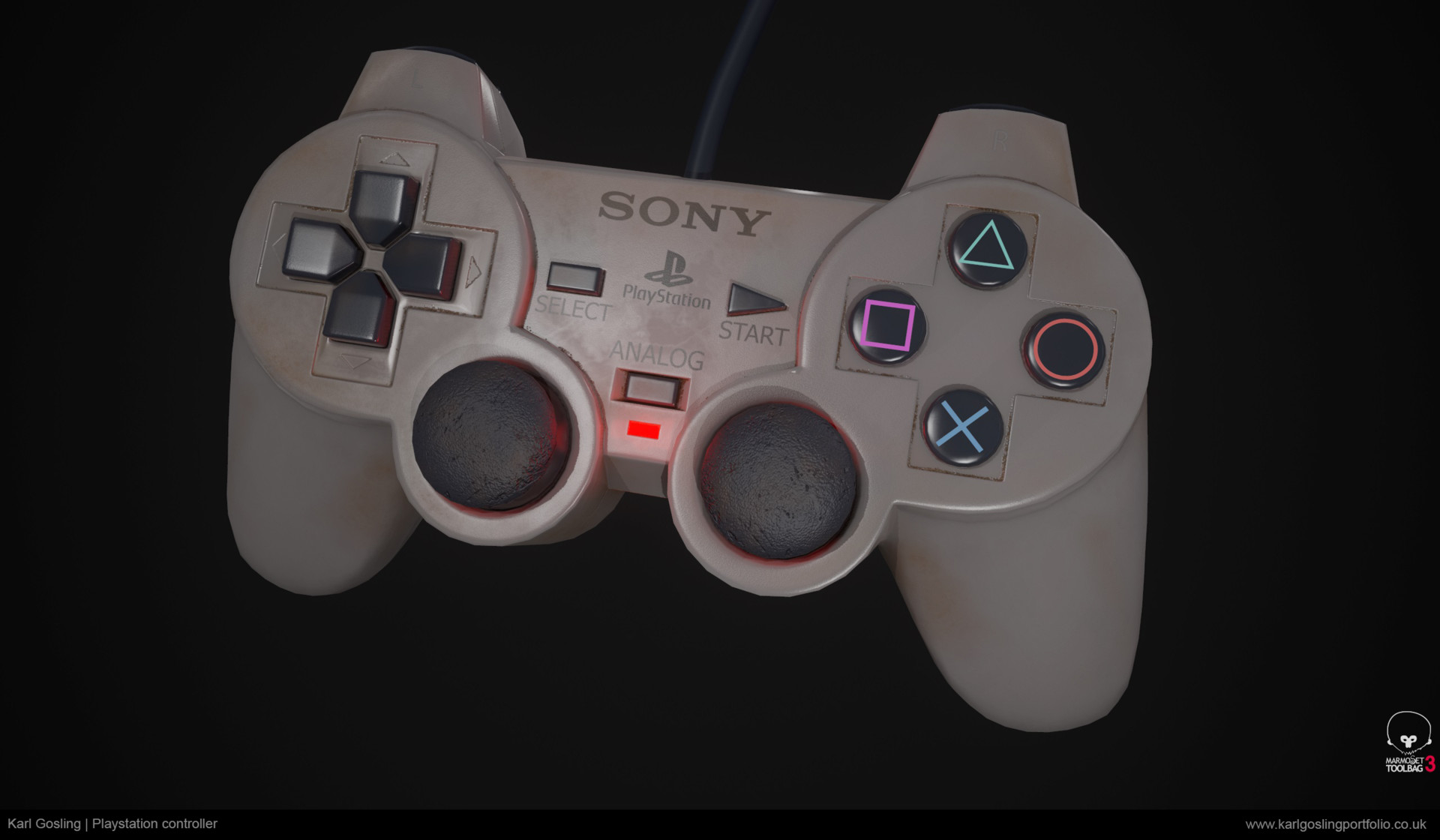 Karl Gosling - TOMB RAIDER: Reimagined - PS1 Controller