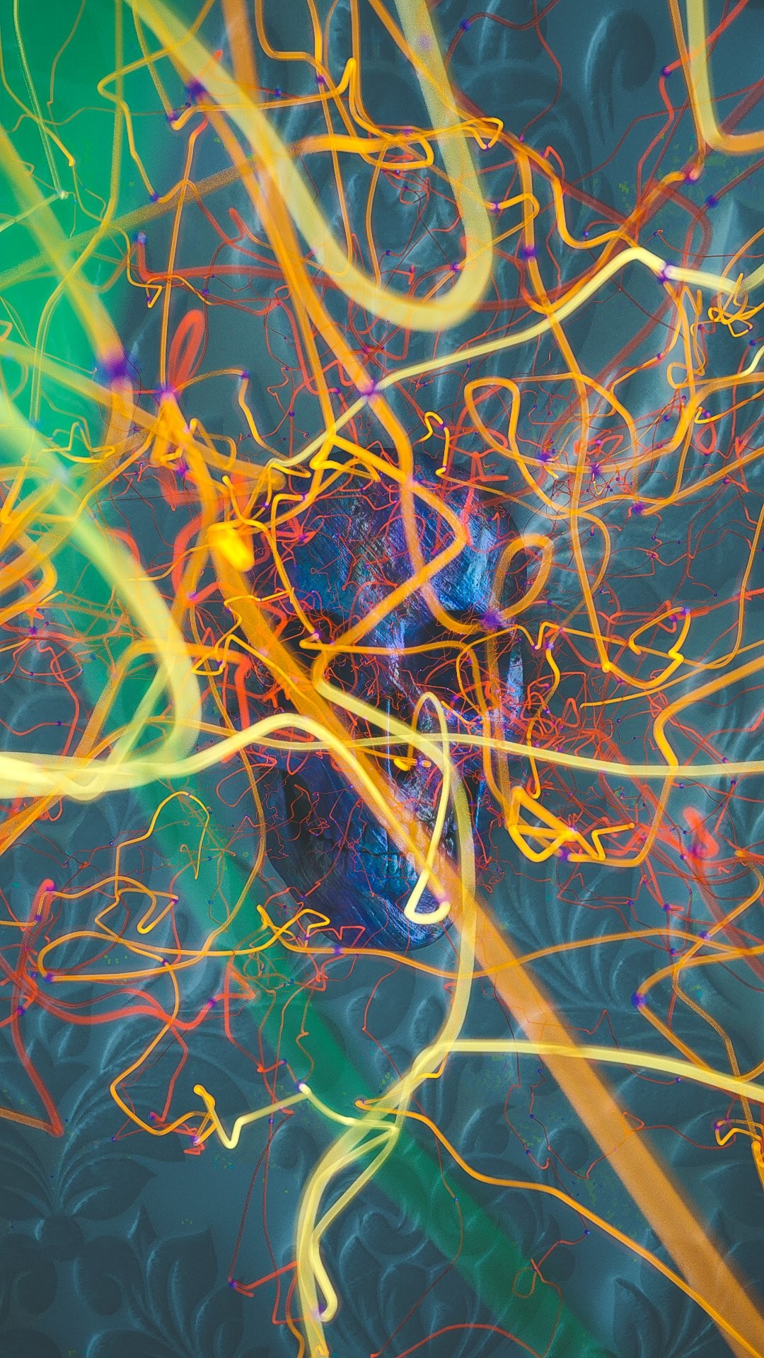 Keerah Borg - C4D generative splines Rnd and artwork creation stream