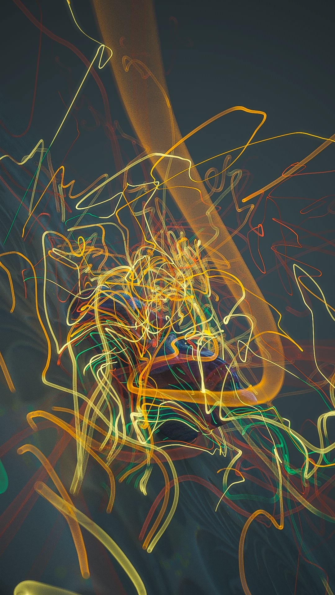 Keerah Borg - C4D generative splines Rnd and artwork creation stream