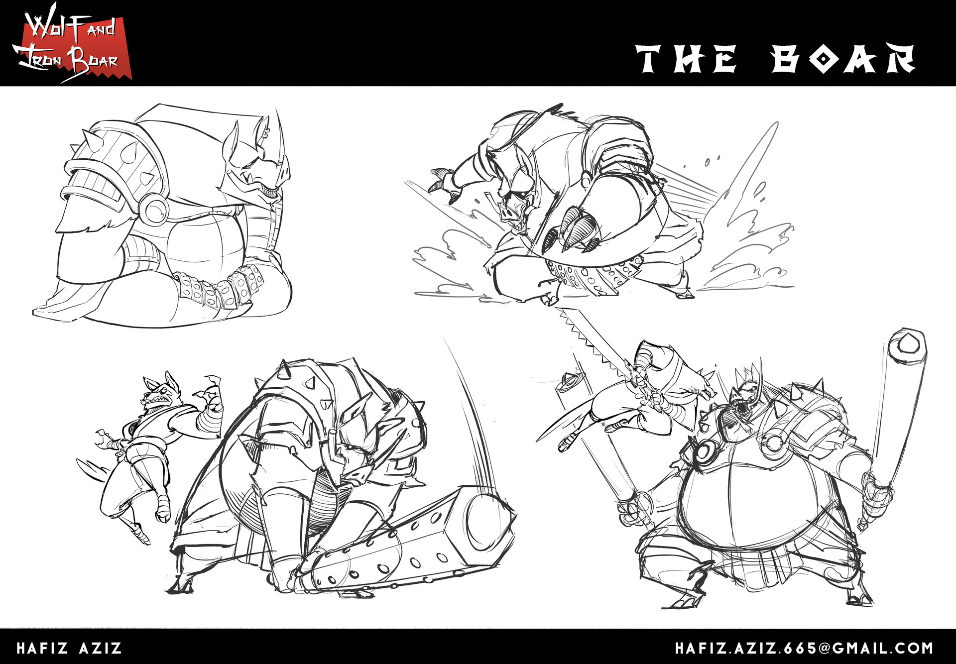 ZAIFON - Wolf and Iron Boar