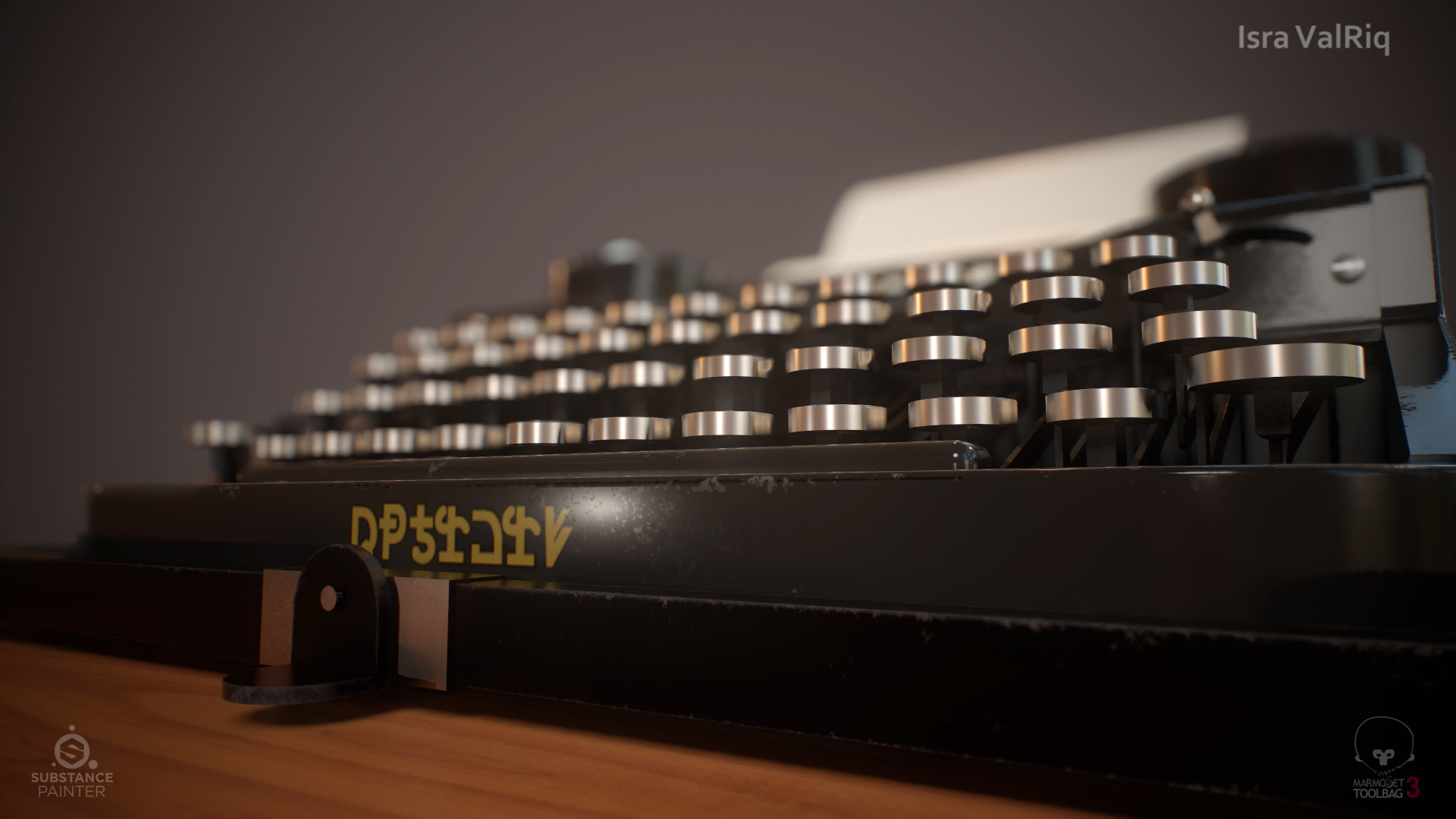 Isra ValRiq - Violet Evergarden - Typewriter - Fan Art