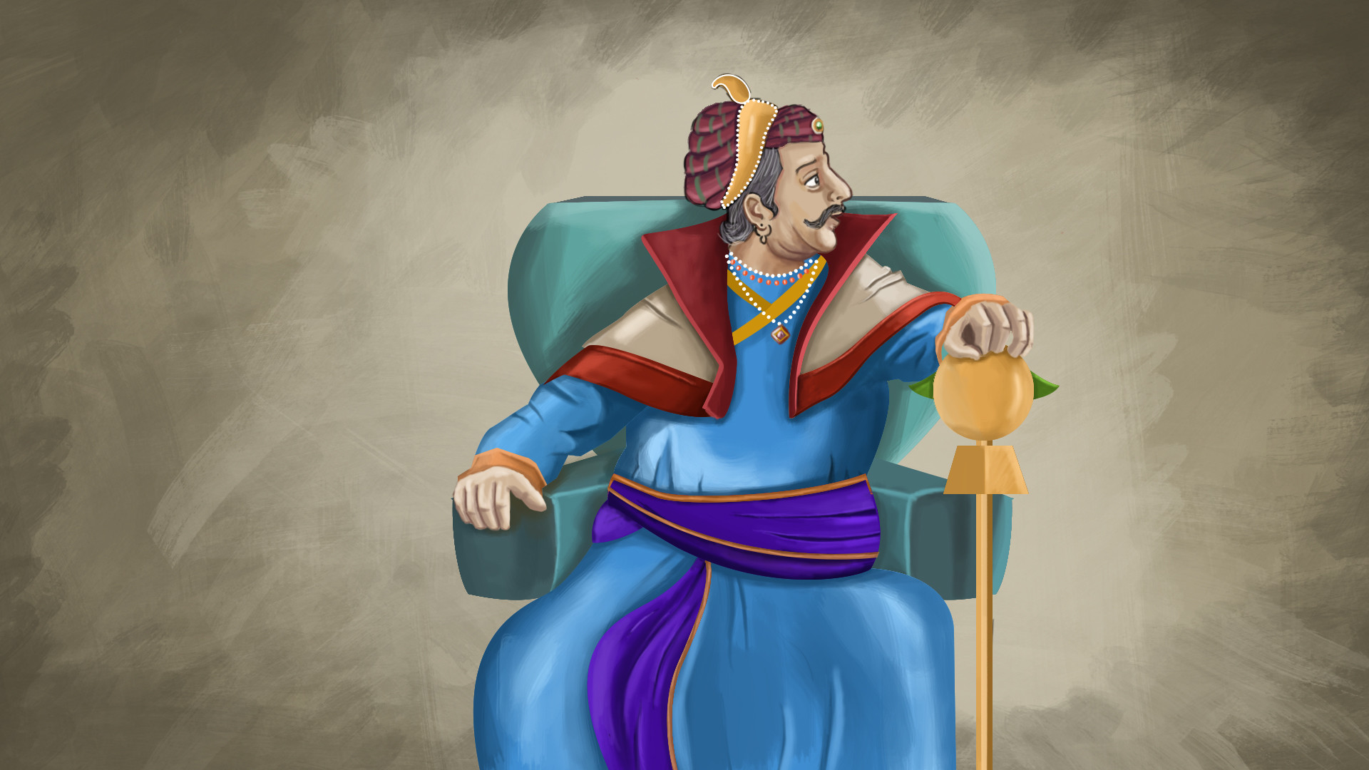 ArtStation - Akbar and beerball illustration