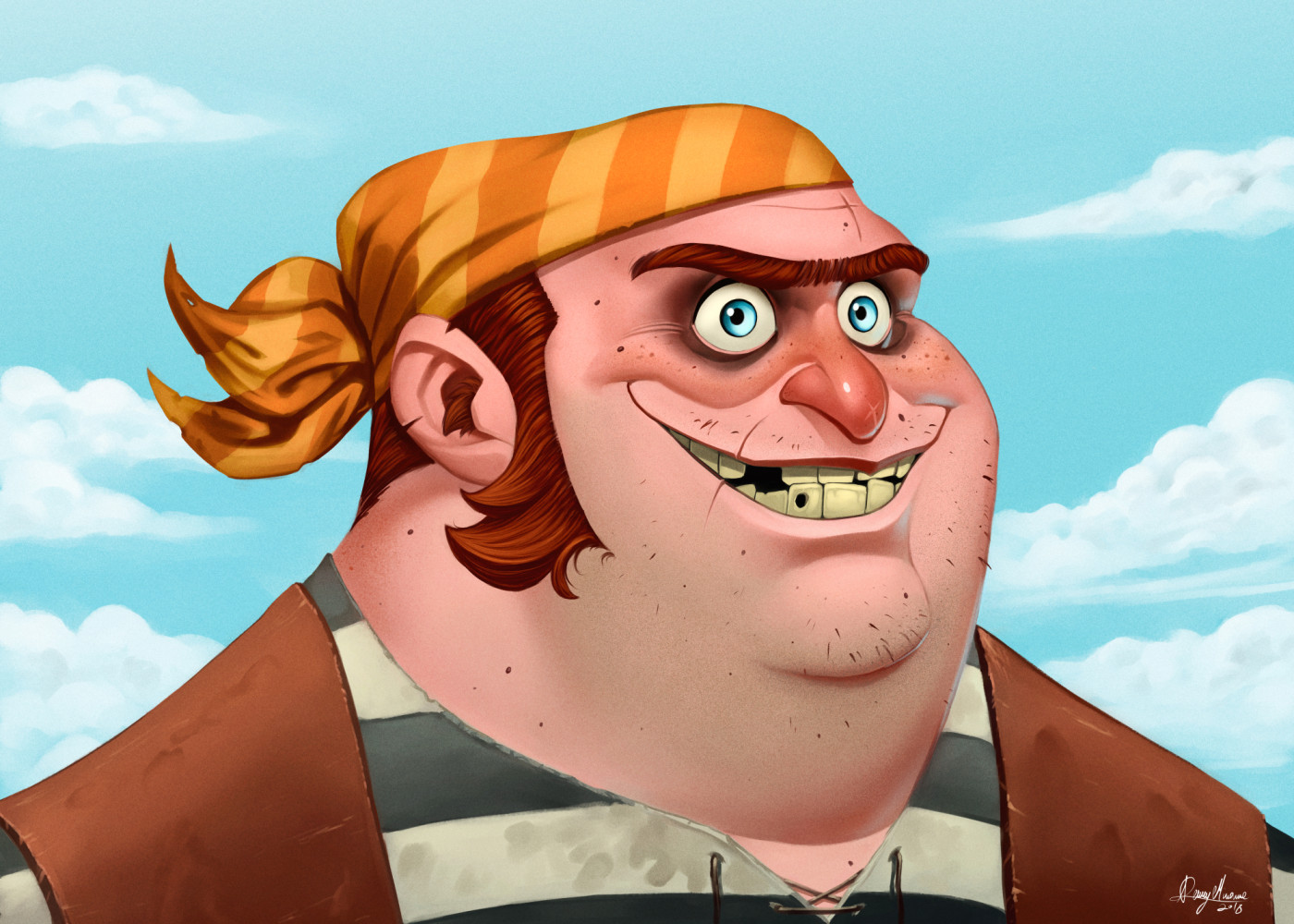 ArtStation - Ugly Pirate