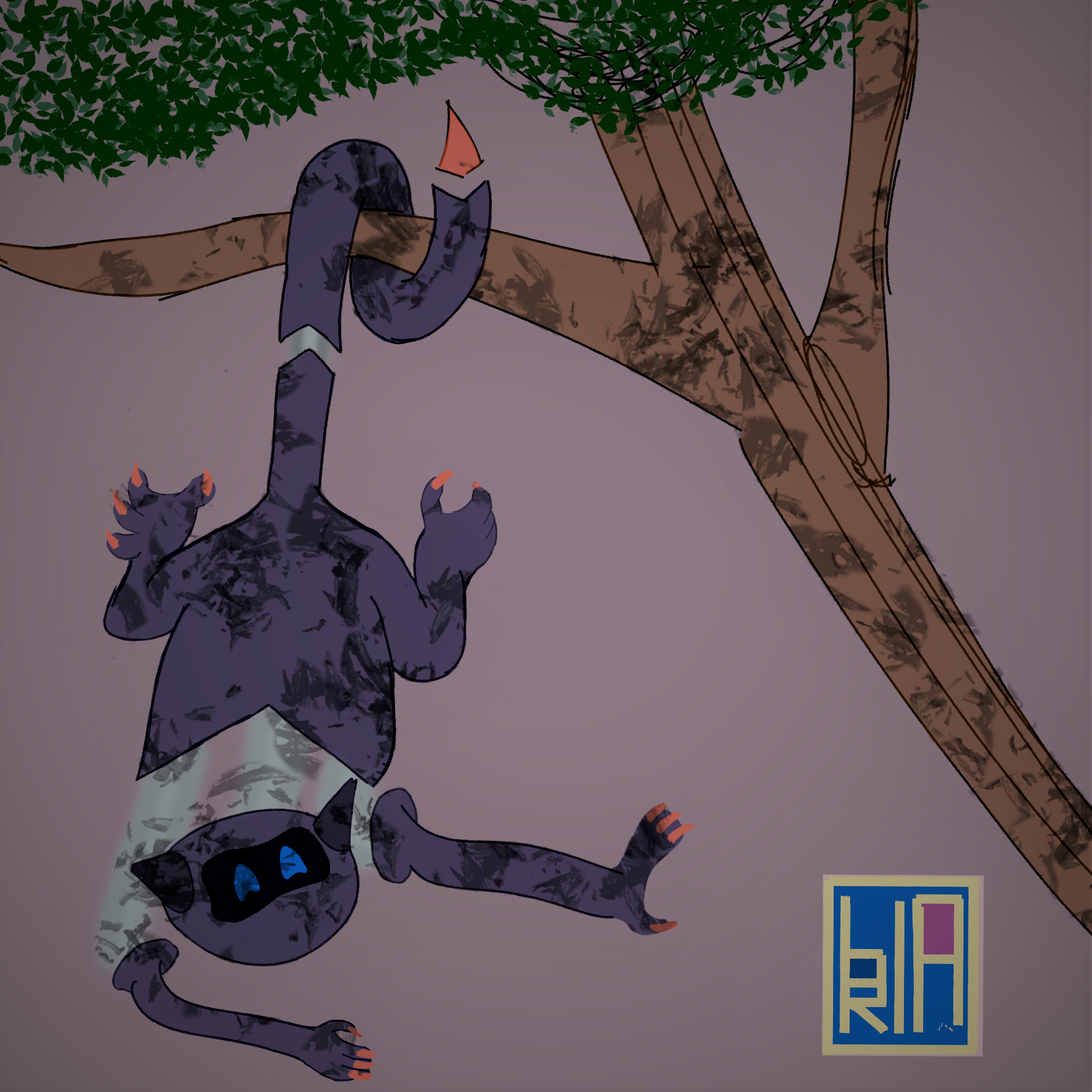 ArtStation - robot monkey in the forest :D