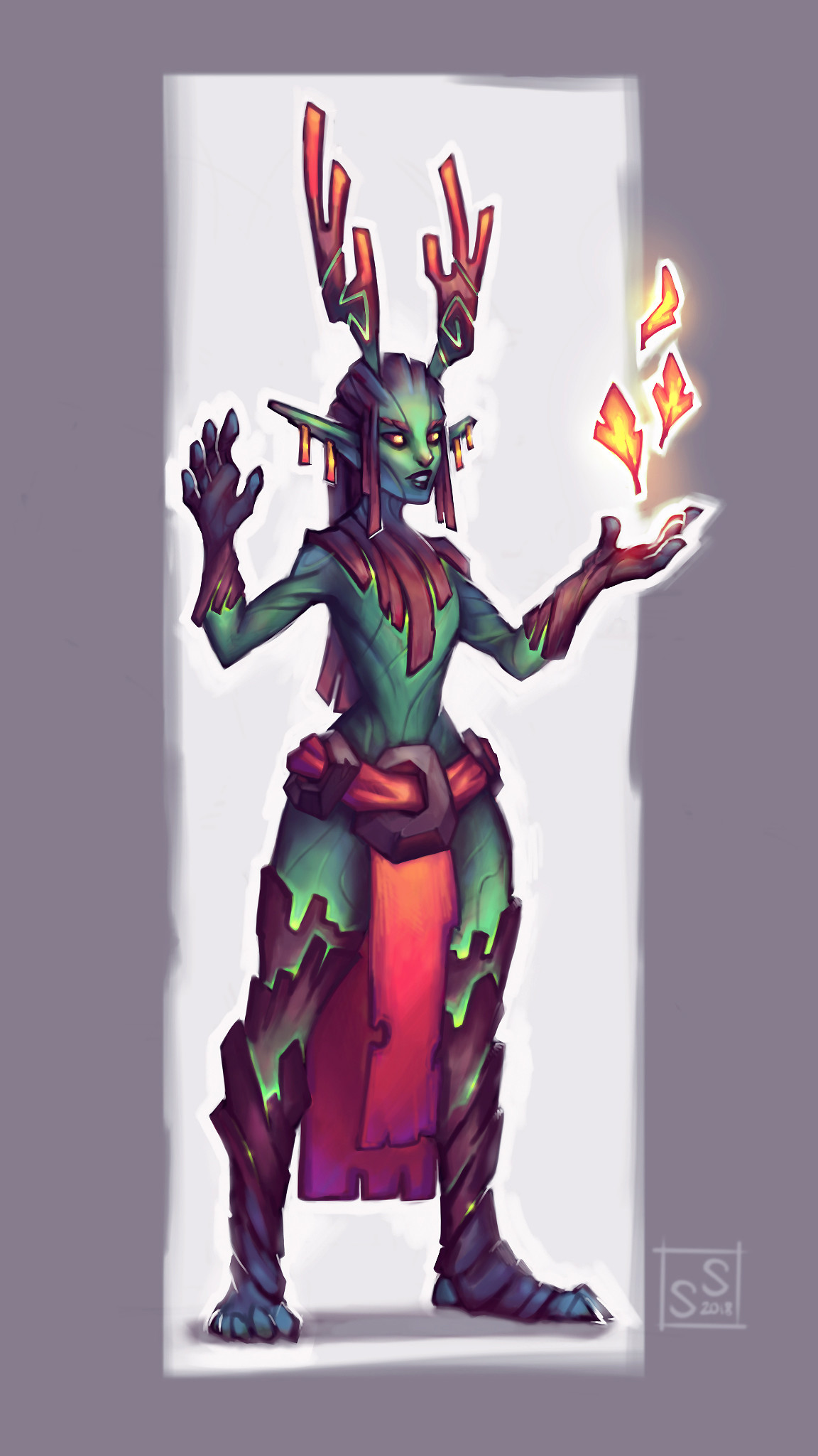 ArtStation - Spring Druid