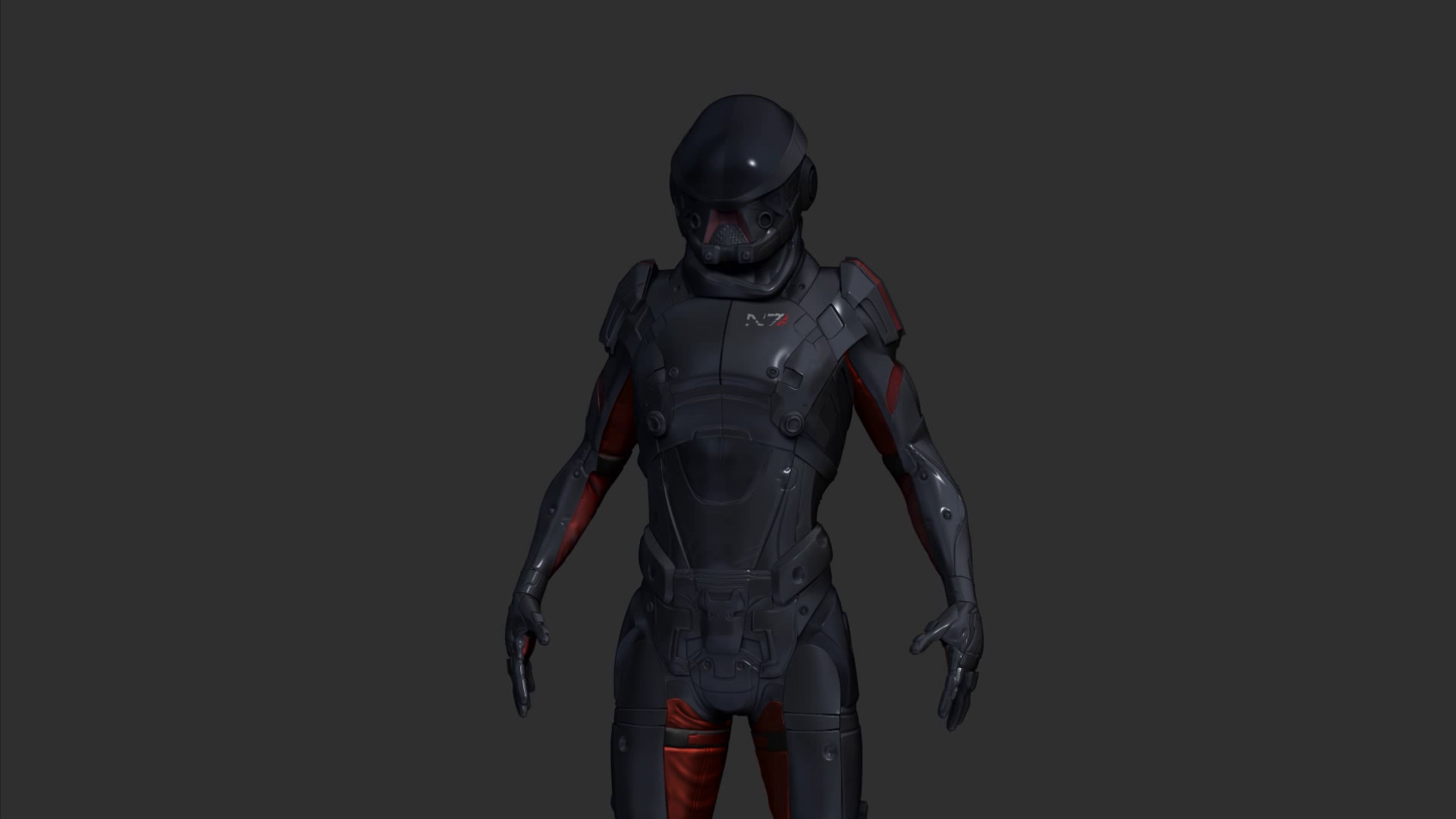 ArtStation - Mass Effect Armor Sculpt