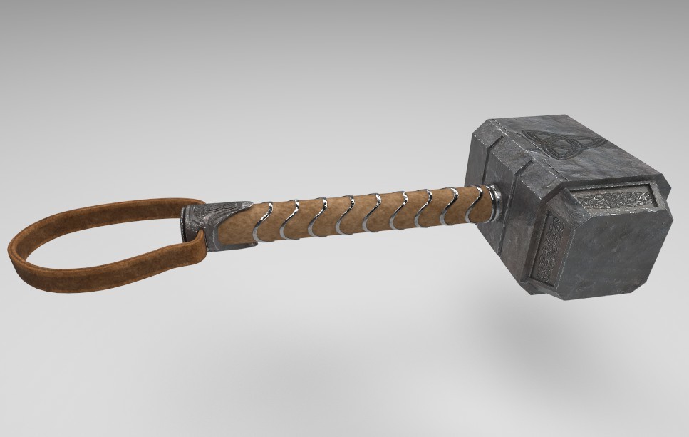 ArtStation - Mjolnir thor (Thor_hammer)