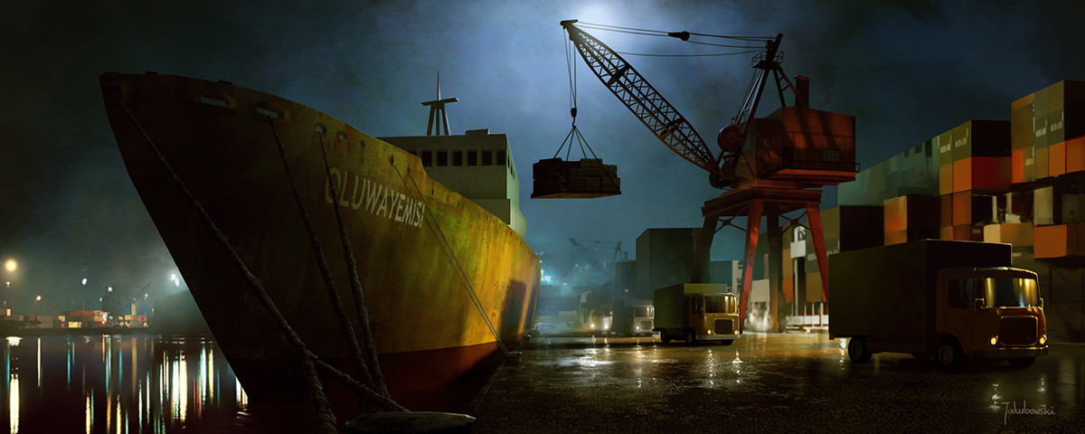 ArtStation - harbour