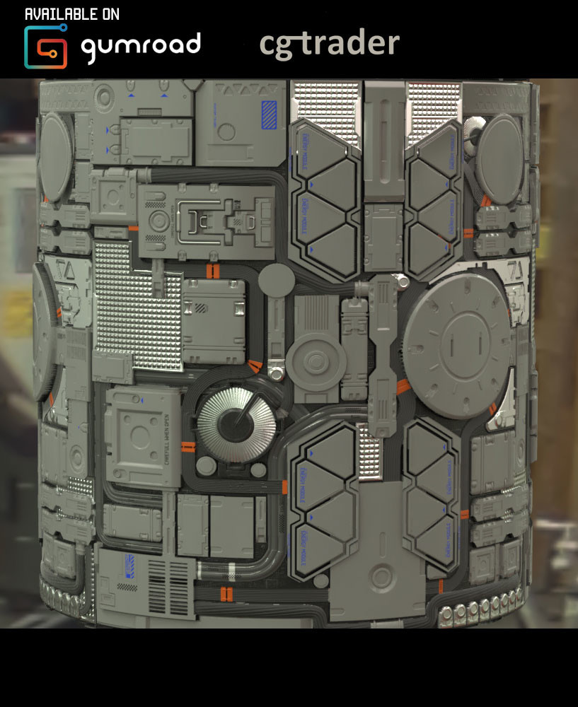 Frank Meinl - Scifi Techplate Texture Set