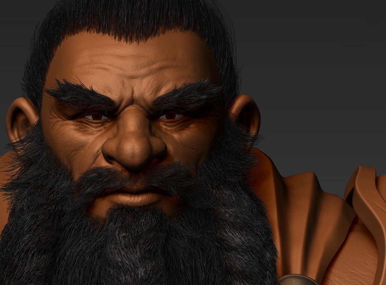 ArtStation - Dwarf - Zbrush