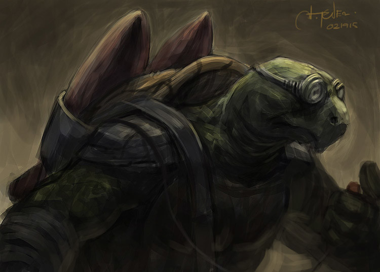 ArtStation - Rocket Turtle