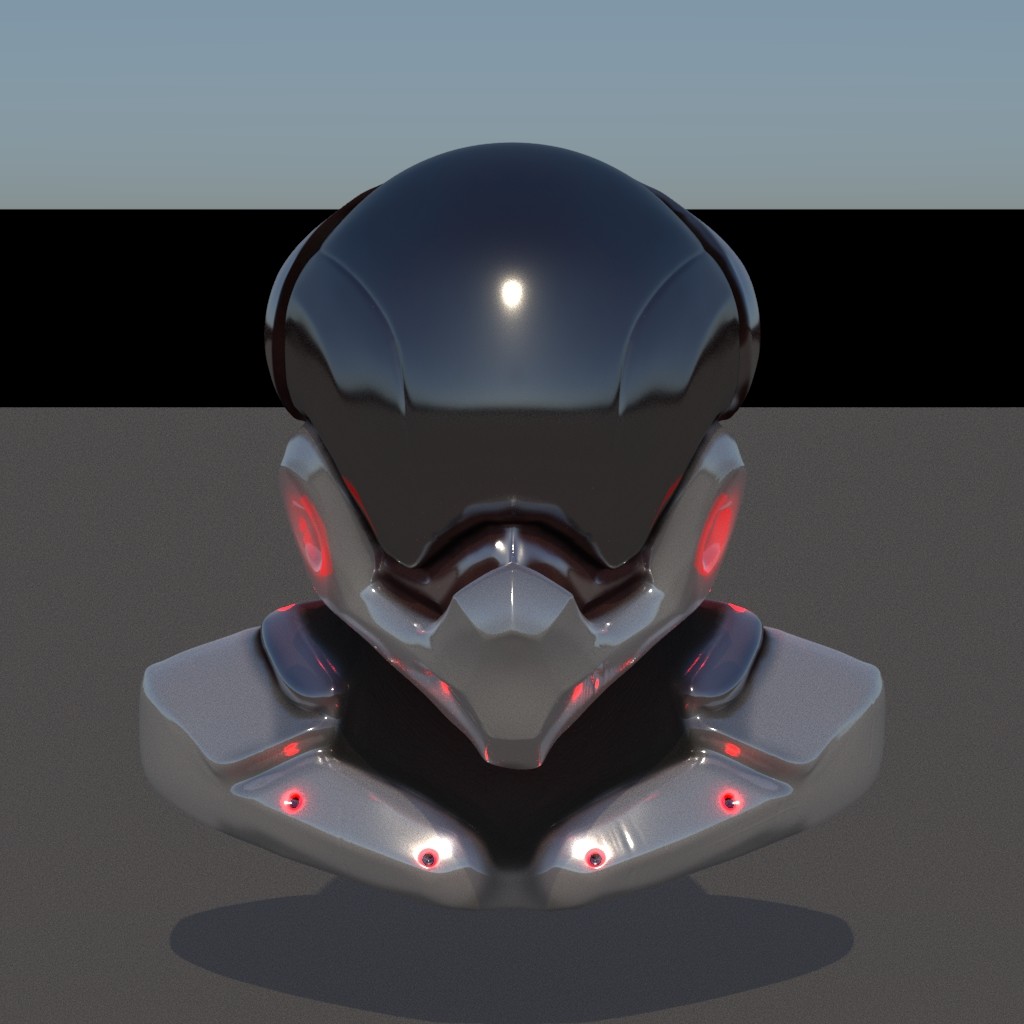 ArtStation - Sci Fi Helmet, Render test