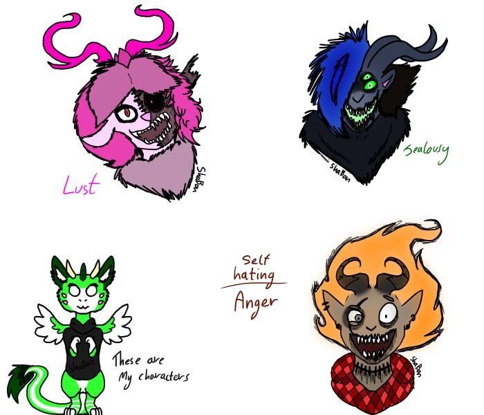 ArtStation - Demon characters (heads)