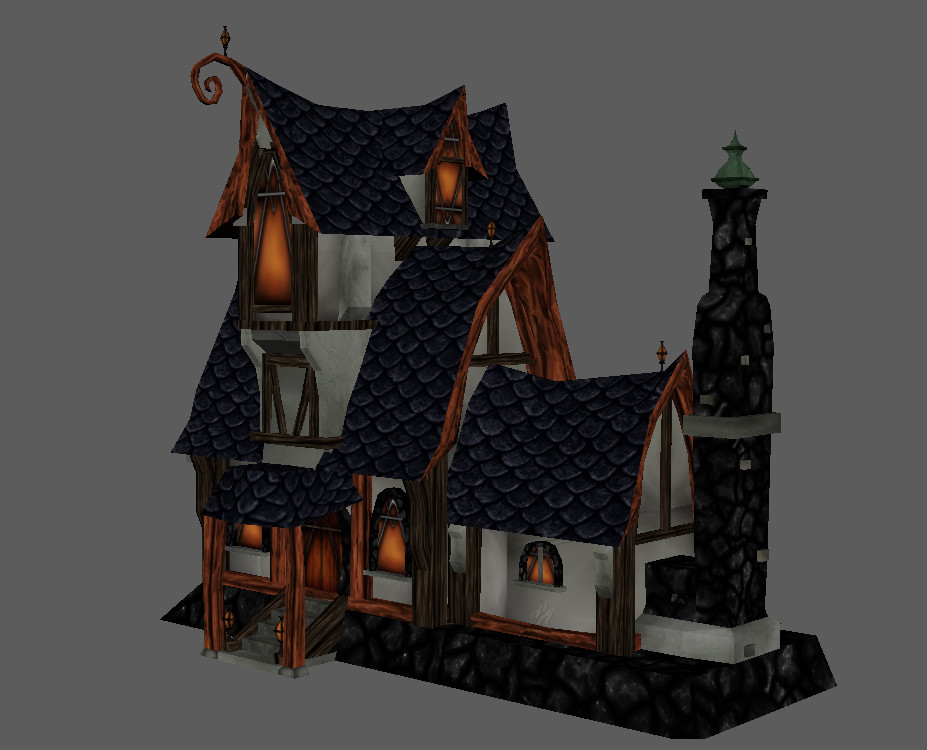 Simone Graf - Lowpoly Houses - WoW Style